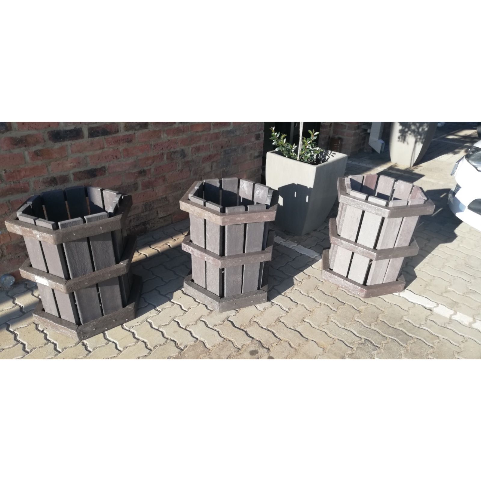 Hexagonal Dustbins - Green Plastic Designs JHB
